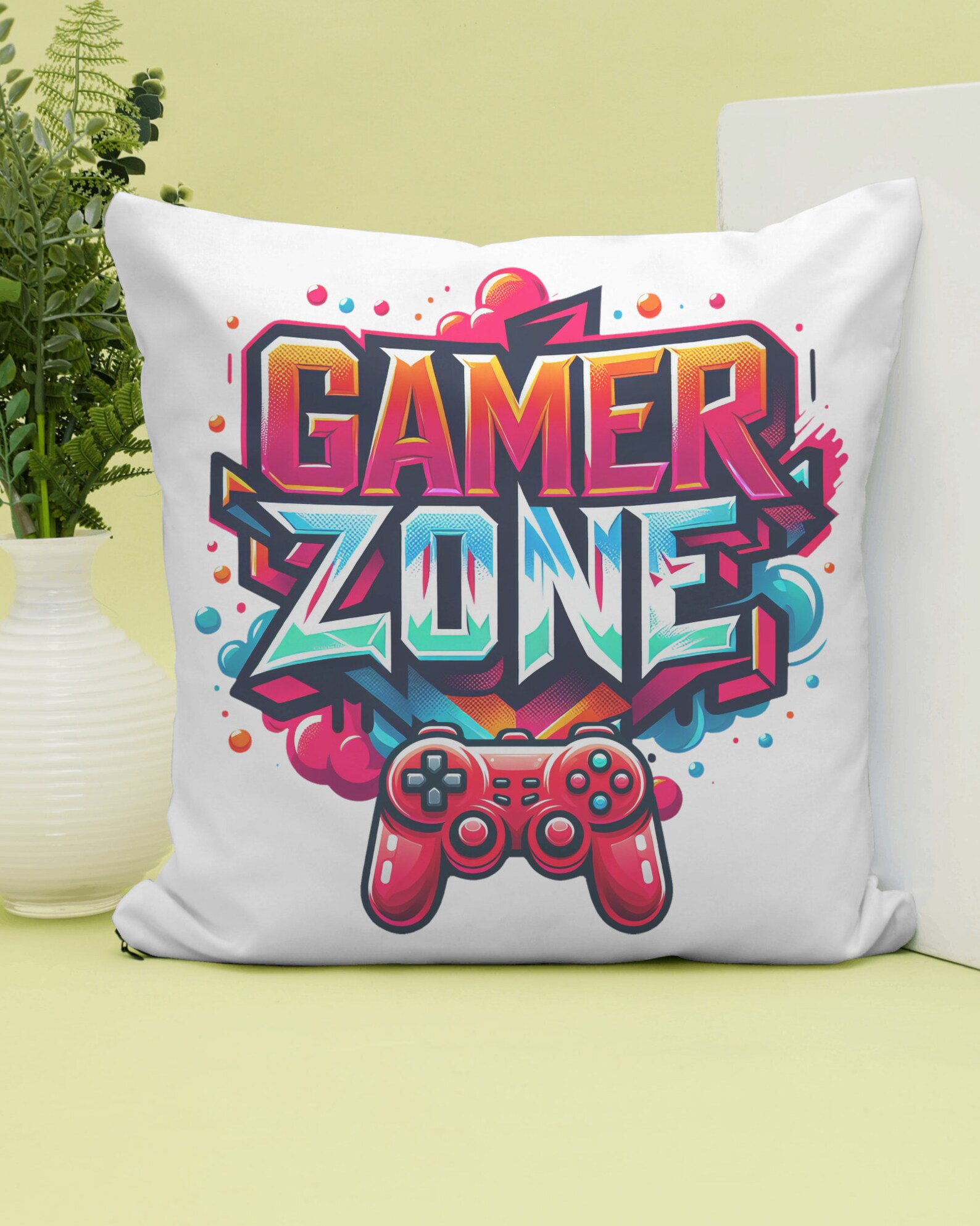 Gamer Zone Png, Gaming Sublimation Design, Game Room Decor, Colorful ...