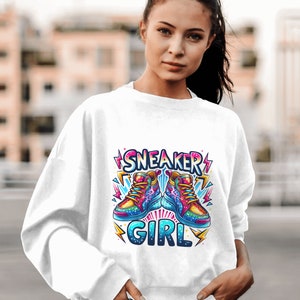 Colorful Sneaker Girl PNG, Urban Sublimation Design (digital Download ...