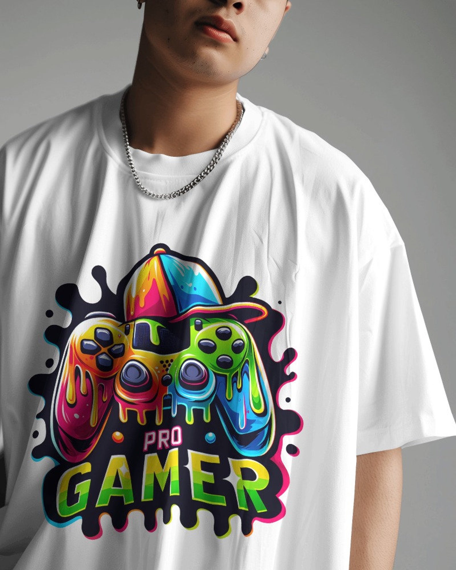 Dripping Pro Gamer PNG, Colorful Graffiti Sublimation Design (digital ...
