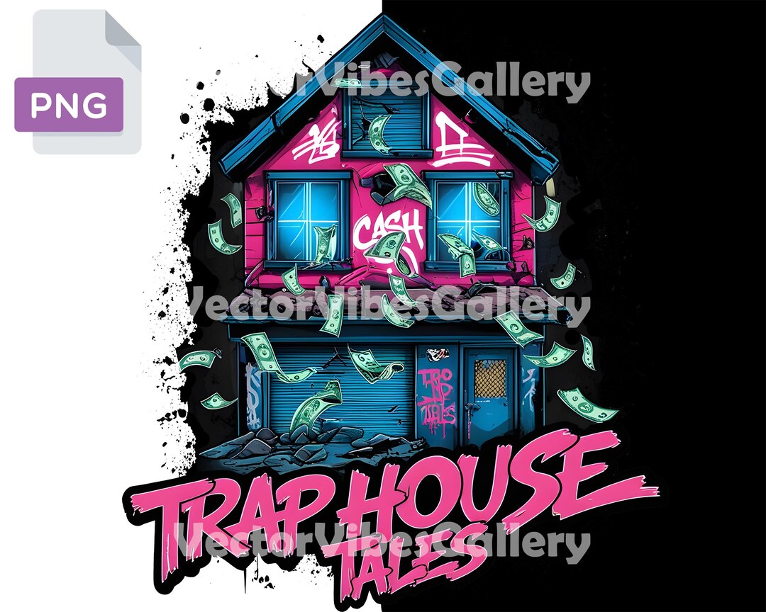Trap House Tales PNG, Graffiti Rap Clipart, Urban Streetwear (digital ...