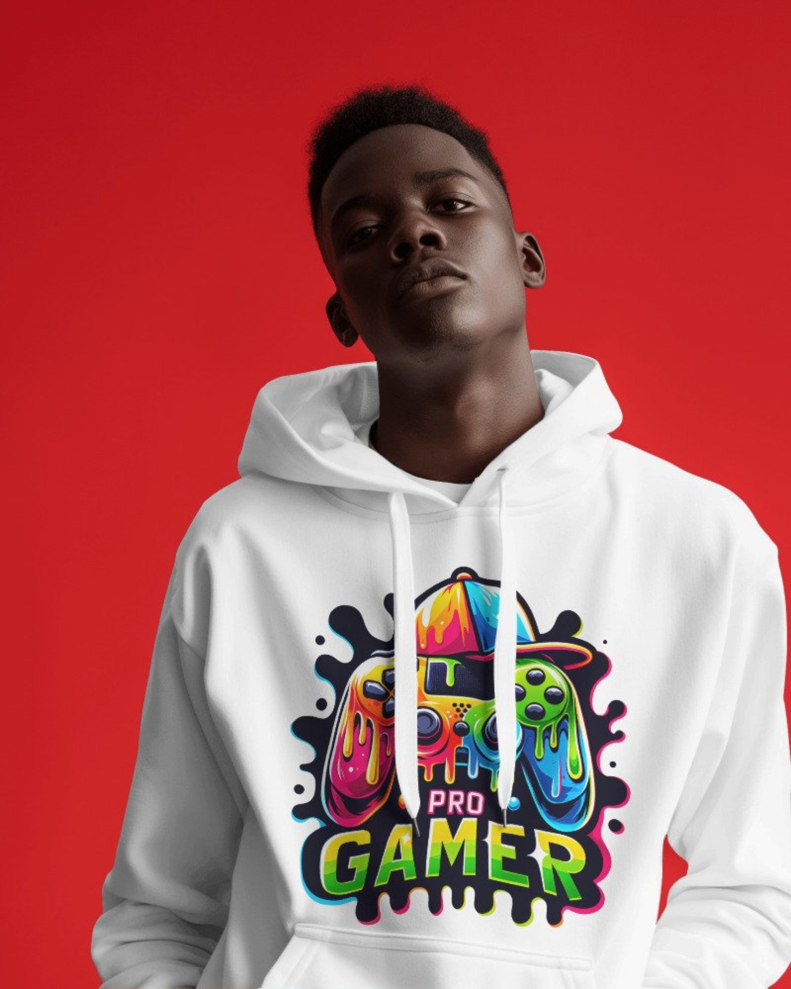 Dripping Pro Gamer PNG, Colorful Graffiti Sublimation Design (digital ...
