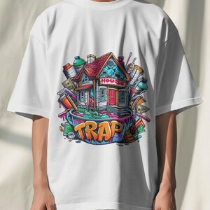 Graffiti Trap House Png, Urban Graphic Sublimation Design, Hip Hop ...