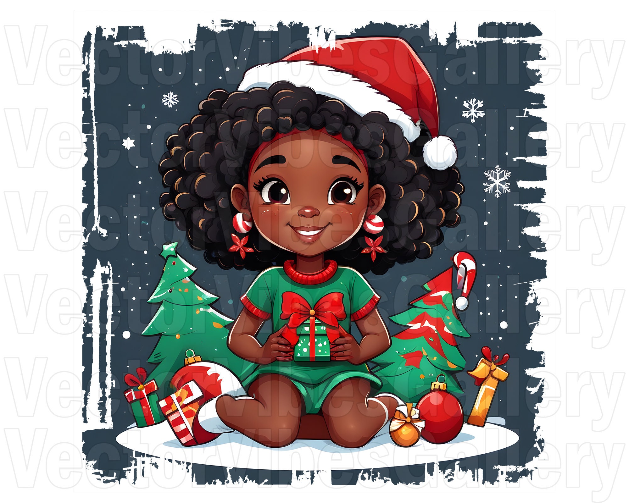 30x Christmas Black Cute Kids Bundle Png, Sublimation Design Digital ...