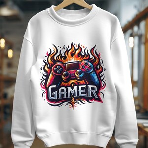 Burning Gaming Controller Png, Urban Sublimation Design, Printable Gift ...