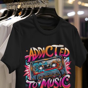 Addicted to Music PNG, Urban Graffiti Clipart (300 DPI) - Etsy
