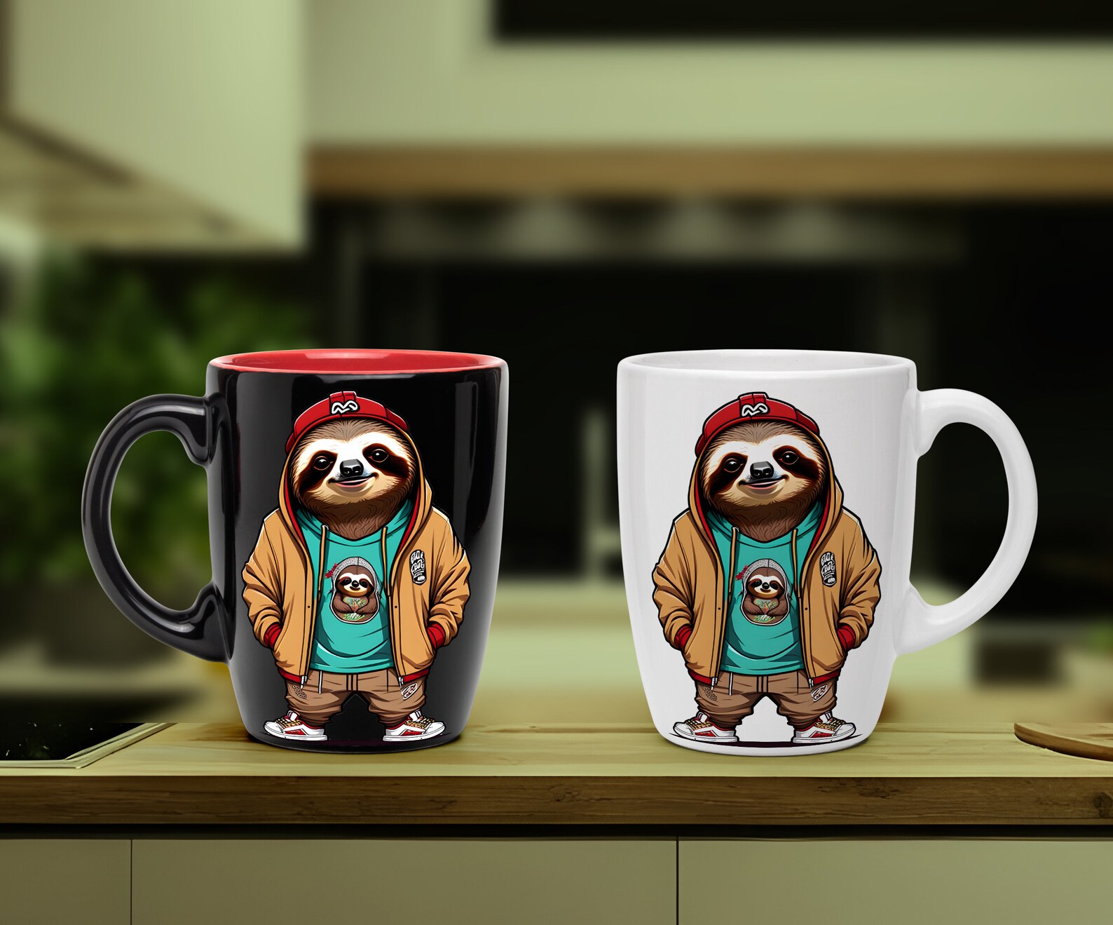 Cool Sloth Svg Png Sloth Lover Urban Sublimation Animal - Etsy