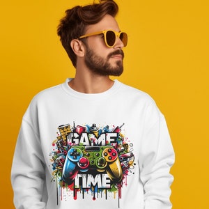 Game Time Png, Gaming Controller Sublimation Design, Urban Graphics ...