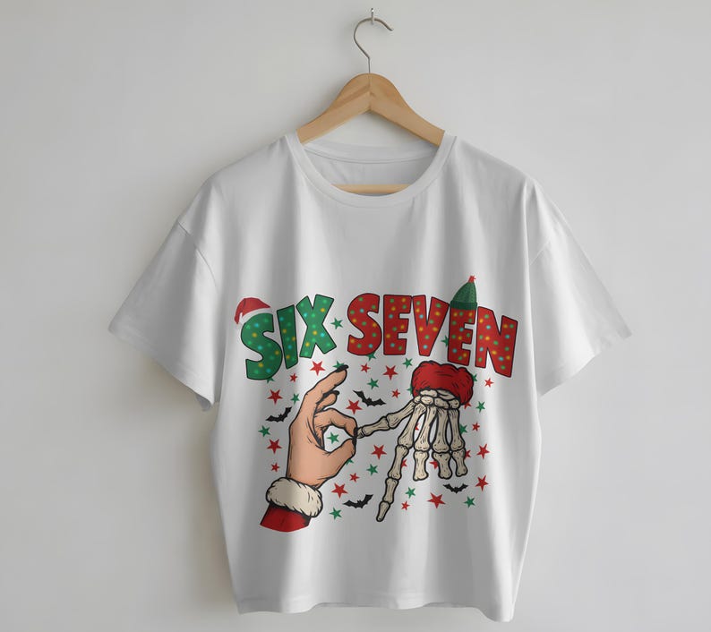 Six Seven Meme Christmas PNG, Funny Bones Graphic (instant Download) - Etsy