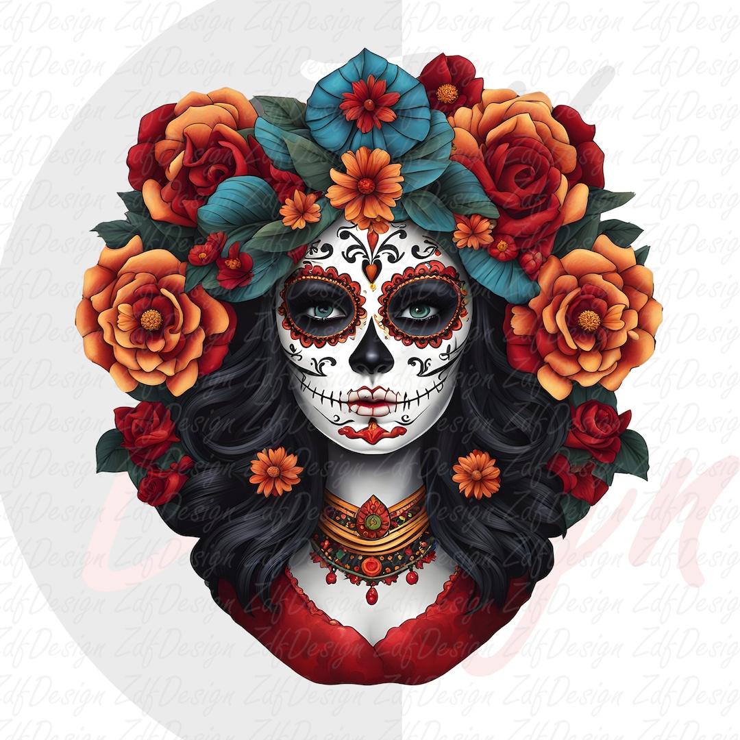 Catrina Png Catrina SvgDía de Muertos PNG La Catrina Png - Etsy España