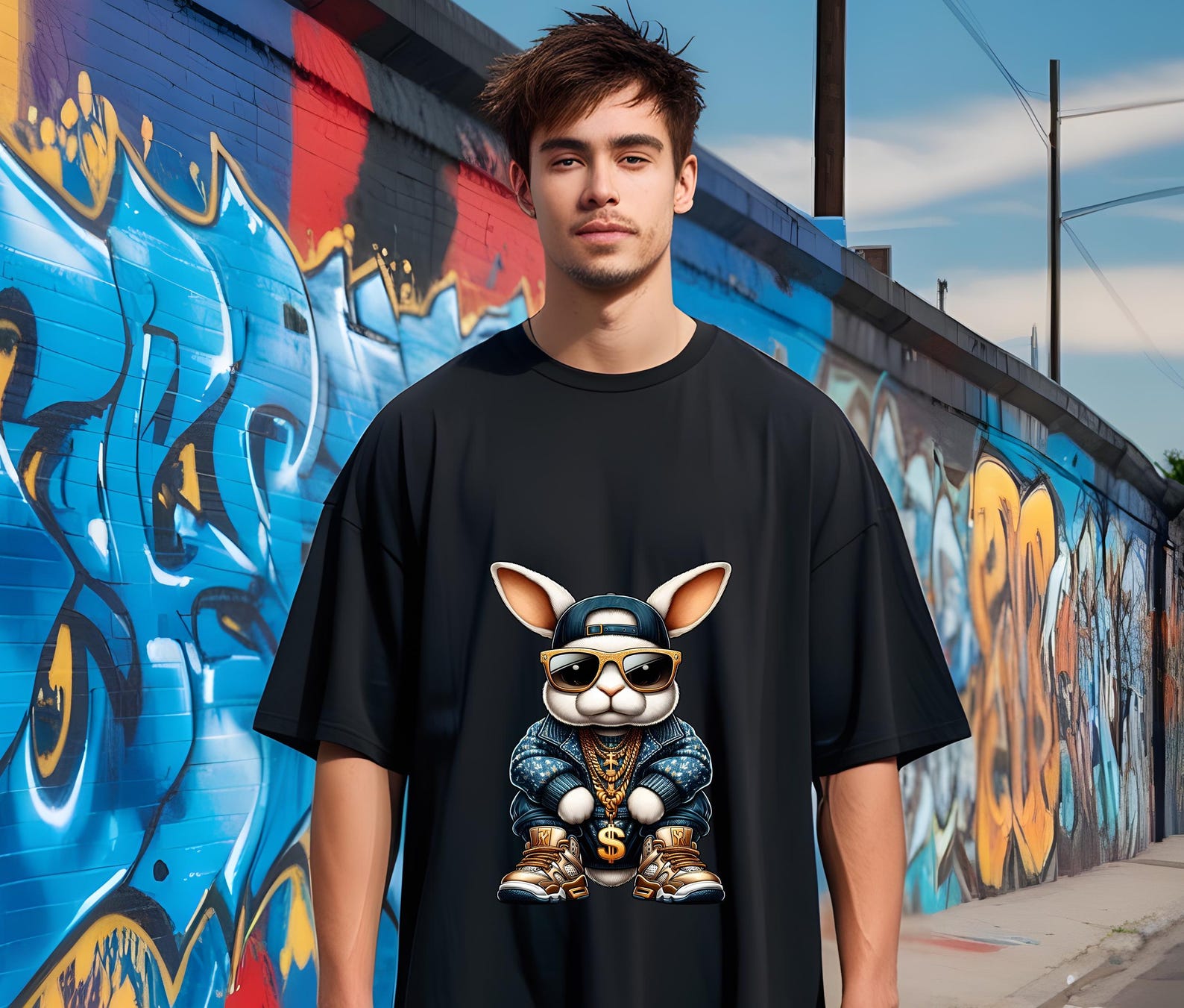 Hip Hop Bunny PNG, Swag Rabbit Clipart (digital Download) - Etsy