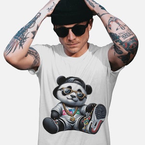 Urban Panda PNG, Streetwear Clipart, Hip Hop Gangster Design (digital ...