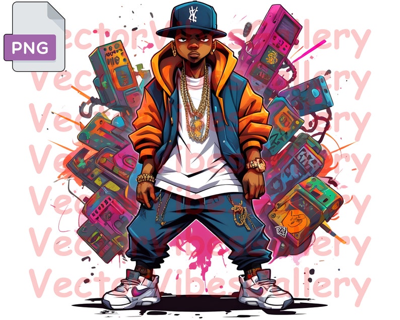 Gangsta Rap Boy Png, Urban Clipart, Trap Sublimation Design, Graffiti ...