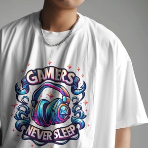 Gamers Never Sleep Png, Gaming Sublimation Design, Video Games Lover ...