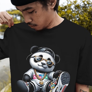 Urban Panda PNG, Streetwear Clipart, Hip Hop Gangster Design (digital ...