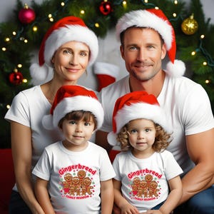 Gingerbread Family Reunion PNG, Cute Christmas Gingerbread Clipart ...