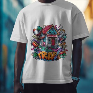 Graffiti Trap House Png, Urban Graphic Sublimation Design, Hip Hop ...