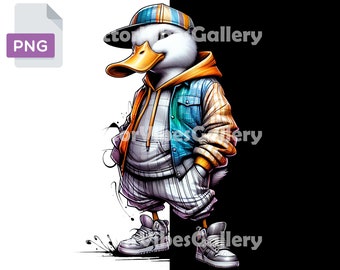 Duck Streetwear PNG - Etsy