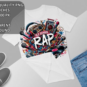 Rap Old School Png, 90s Rap Sublimation Design, Aesthetic Hip Hop ...