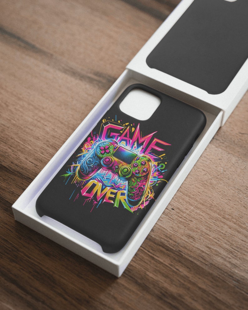 Neon Game Over Png, Urban Gaming Sublimation Design, Graffiti Clipart ...
