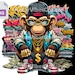 Streetwear Gangster Monkey Png, Urban Sublimation Design, Graffiti ...