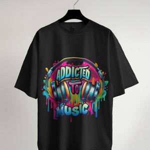 Addicted to Music Png, Graffiti Headphone Clipart, Urban Sublimation ...