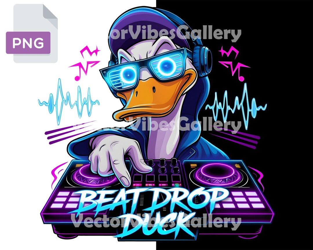 Beat Drop Duck PNG, Urban Graffiti Clipart (digital Download) - Etsy
