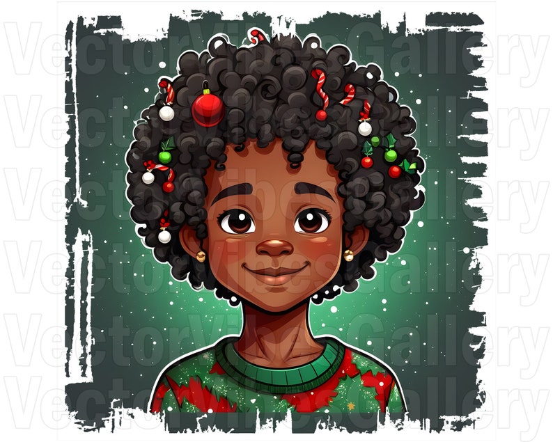 30x Christmas Black Cute Kids Bundle Png, Sublimation Design Digital ...