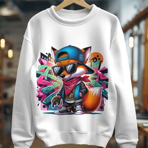 Streetwear Gangster Fox PNG, Urban Graffiti Clipart (digital) - Etsy