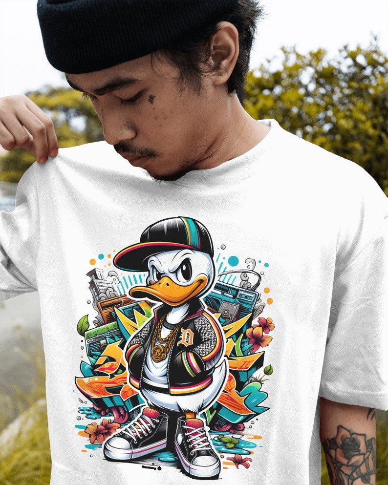 Urban Duck Graffiti Clipart, Streetwear Sublimation Design (PNG) - Etsy