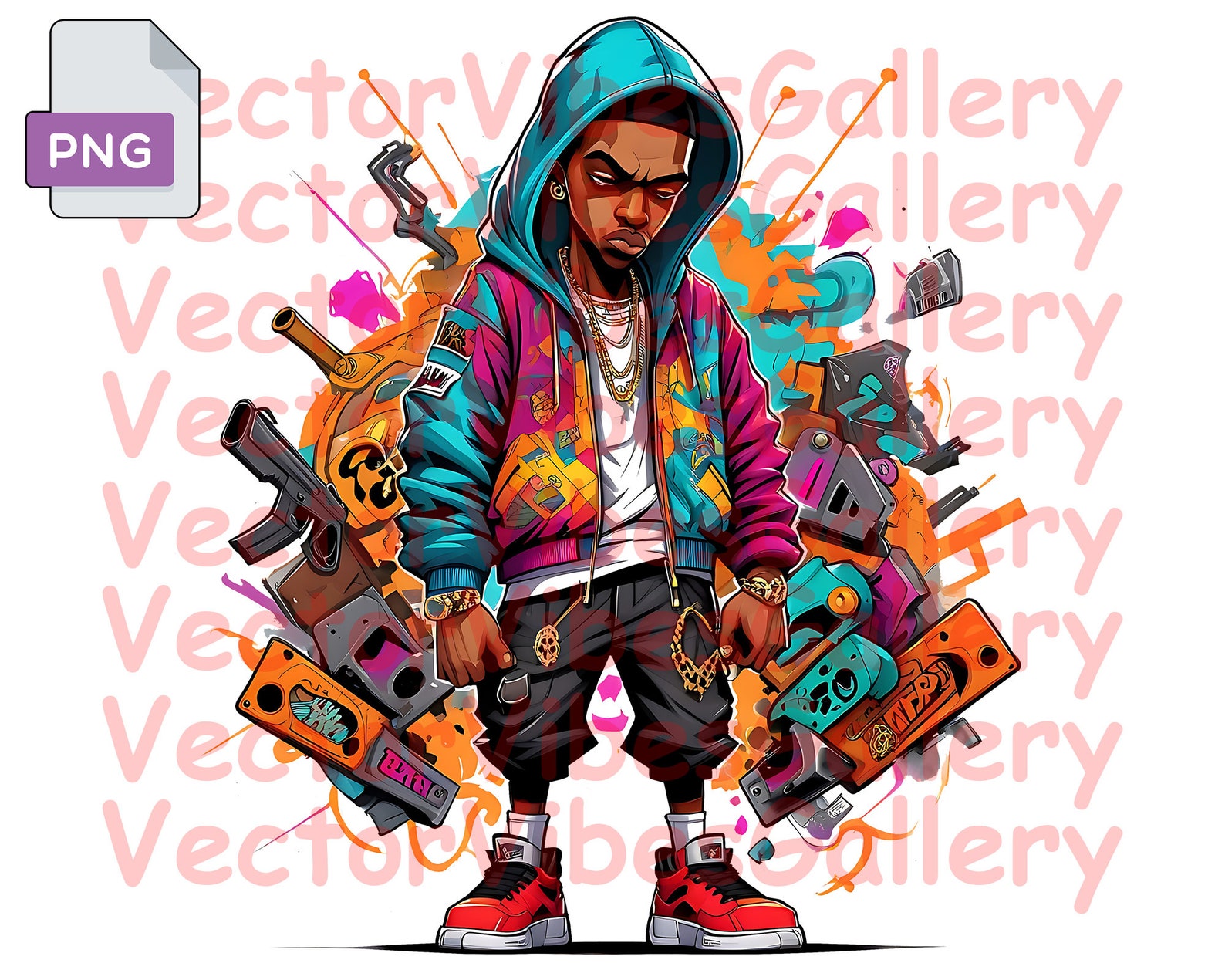 Urban Streetwear Boy Png, Bad Boy Graffiti Clipart, Rap Sublimation ...