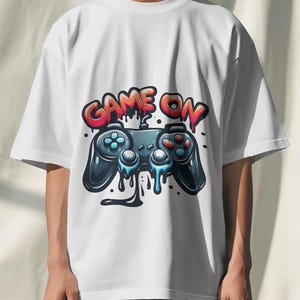 Dripping Game on Png, Gaming Controller Sublimation Design, Printable ...