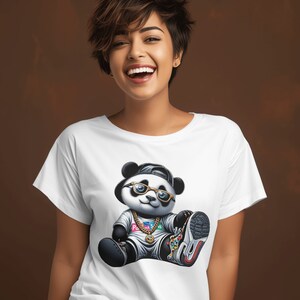 Urban Panda PNG, Streetwear Clipart, Hip Hop Gangster Design (digital ...