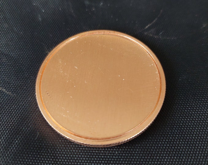 Brass Coin Blanks 1 1/4 X 1/8 American Made Reeded Edge Faceted Edge ...