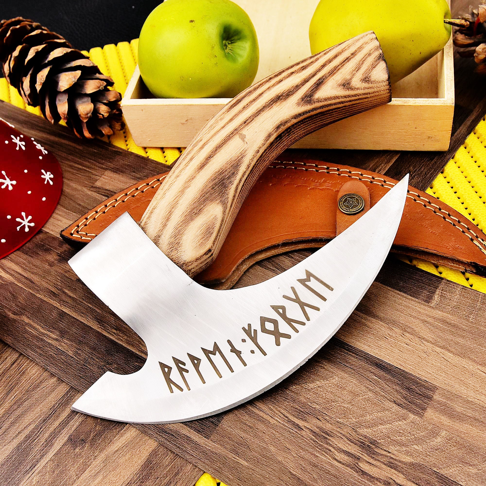 Viking Axe, Viking Gifts, Viking Knife, Pizza Axe Stainless, Viking ...