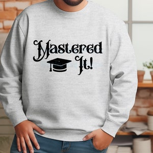 Mastered It Svg, Master's Degree Svg, Graduation Svg, Diploma Svg ...