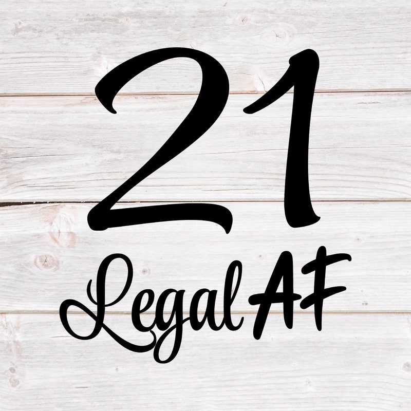 21st Birthday Svg - Etsy