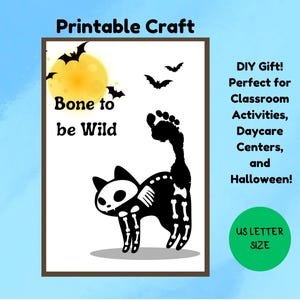 Halloween Handprint Craft, Printable Activity Babies, Toddlers DIY ...
