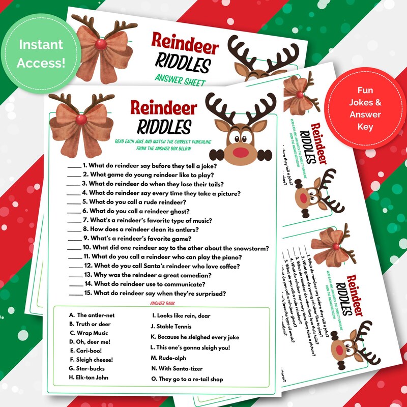 Reindeer Games - Etsy