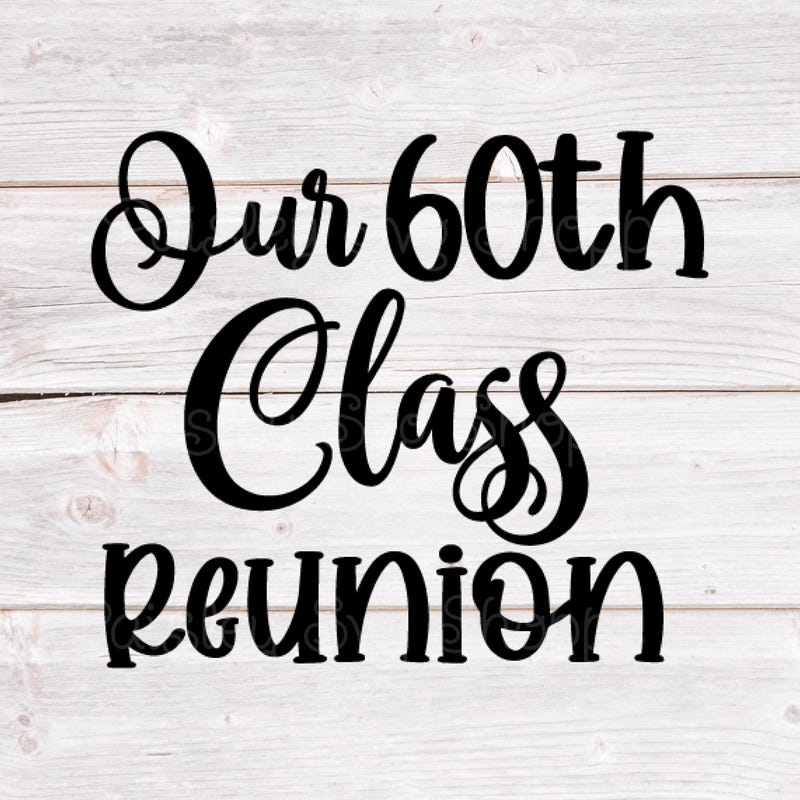 60th Class Reunion - Etsy