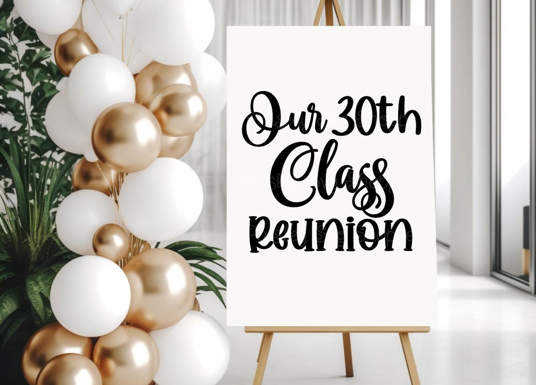 Our 30th Class Reunion Svg, 30 Year Class Reunion Svg, Class Reunion ...