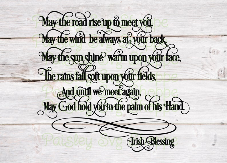 Irish Blessing Svg, Irish Sign Svg, St Patricks Day Svg, Shamrock Svg ...