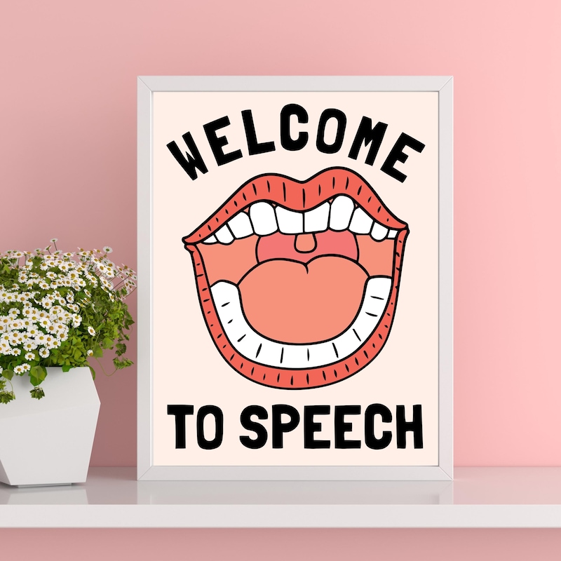 Speech Room Sign - Etsy