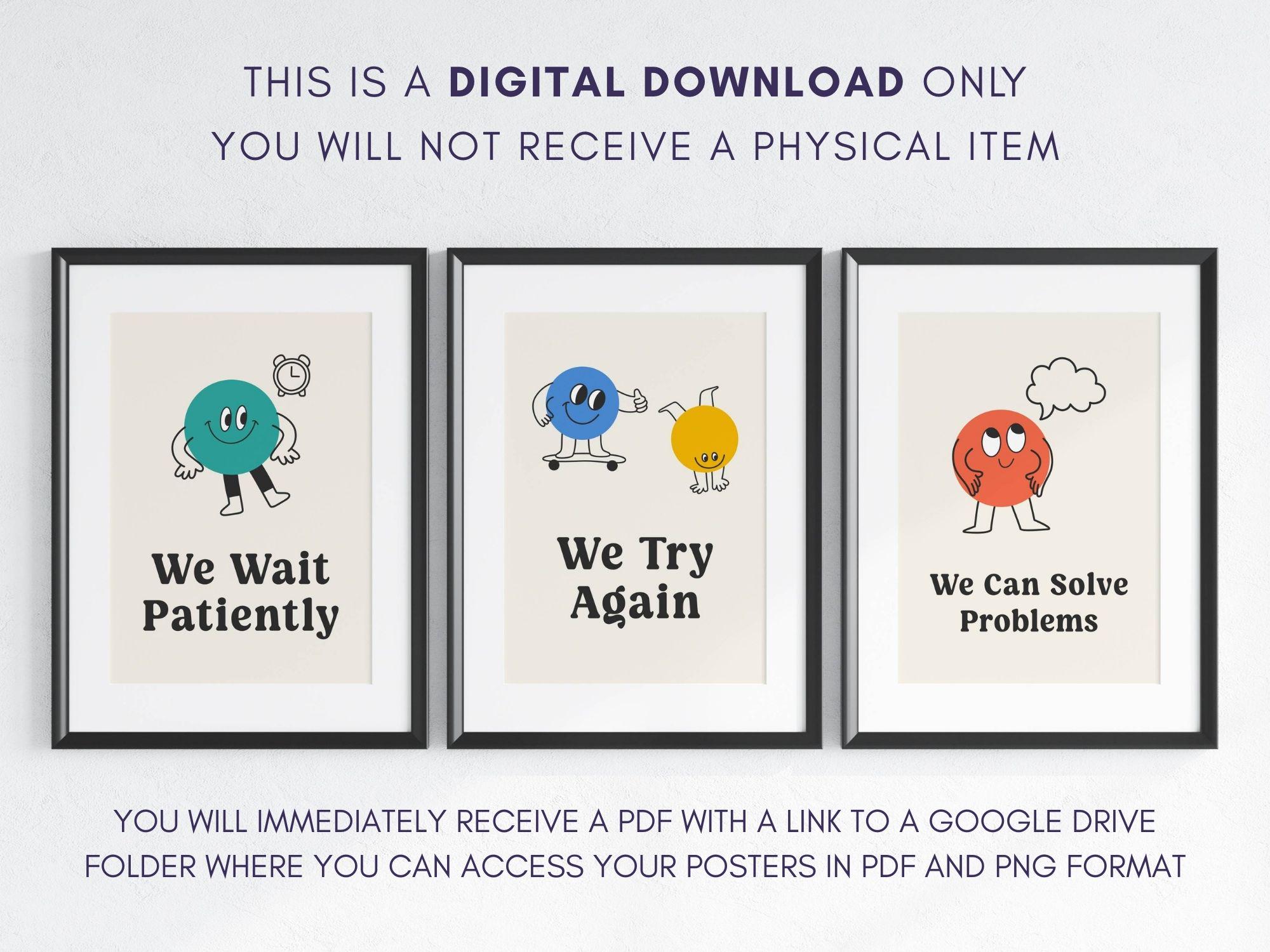 Social Skills Posters for Autism Classroom | Behavior Expectations ...