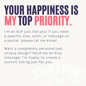 Printable Speech Therapy Poster Set, 30 Unique Designs, Colorful Fun ...