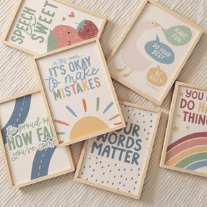 Boho Speech Therapy Poster Set, 12 Inspirational SLP Wall Art Prints ...