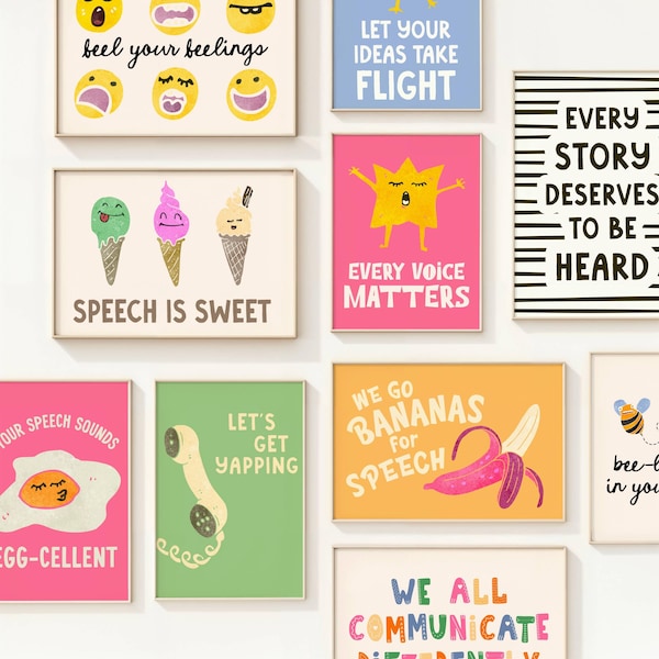 Speech Clinic Prints - Etsy