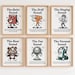 Retro Speech Therapy Poster Set, Sound Cue Posters for Clinic, SLP Wall ...