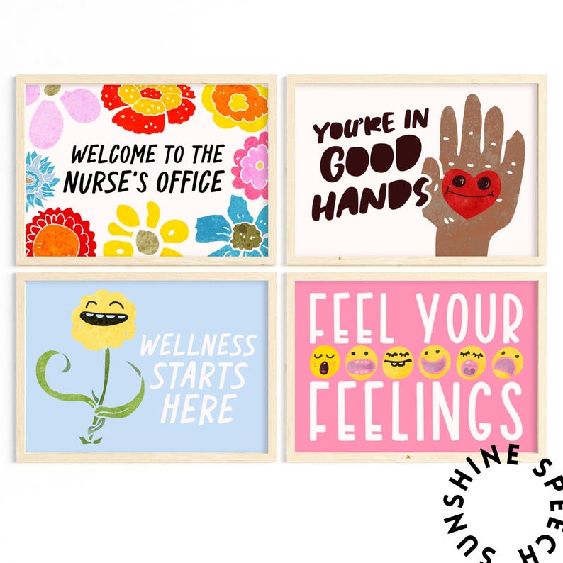 School Nurse Office Posters | School Health Room Decor | Digital ...