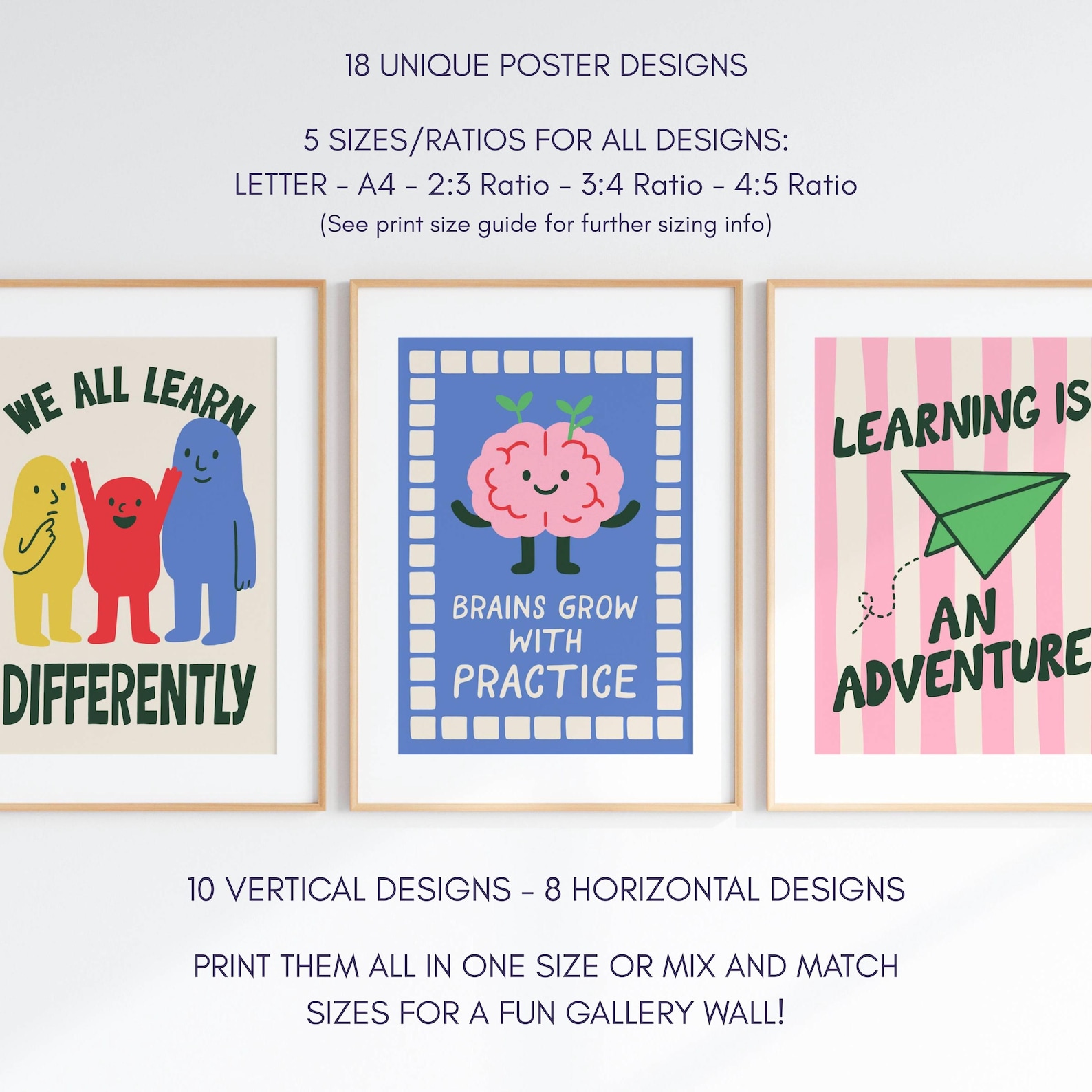 Teacher Classroom Poster Set | Growth Mindset Decor | Inclusive Class ...