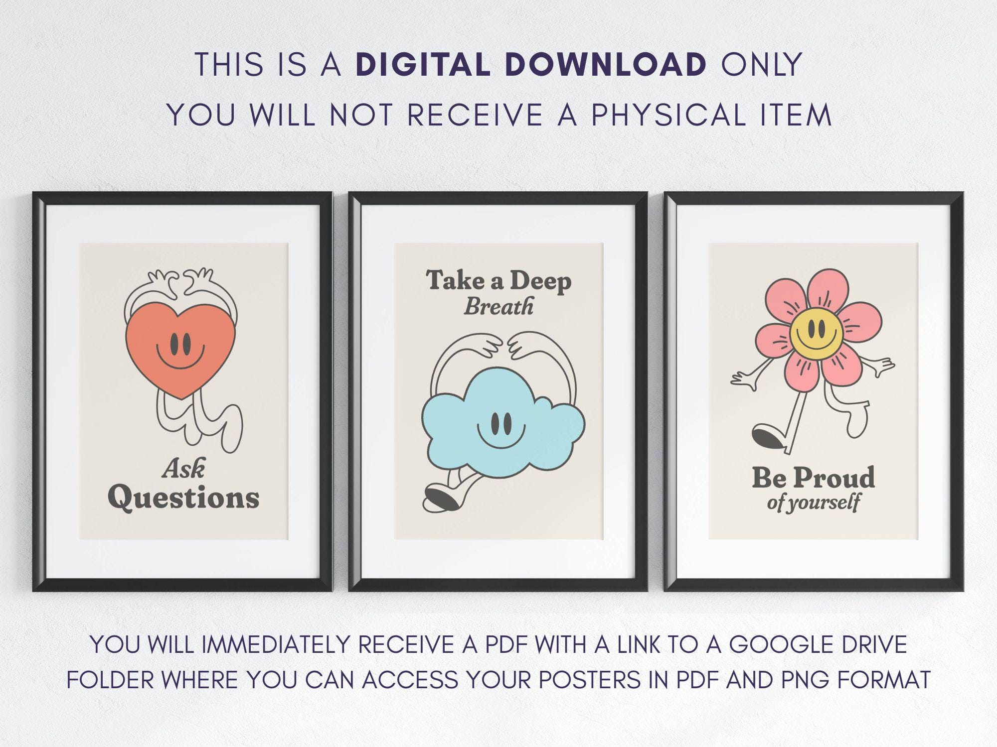 Retro Classroom Poster Set | Growth Mindset Classroom Decor ...